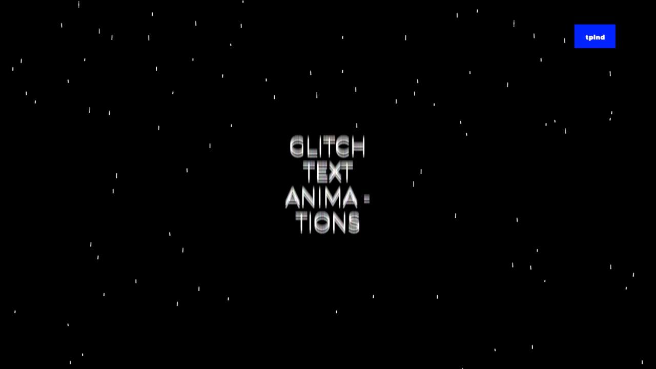 100 Glitch Text Animations Presets By Typoland Aniom Marketplace